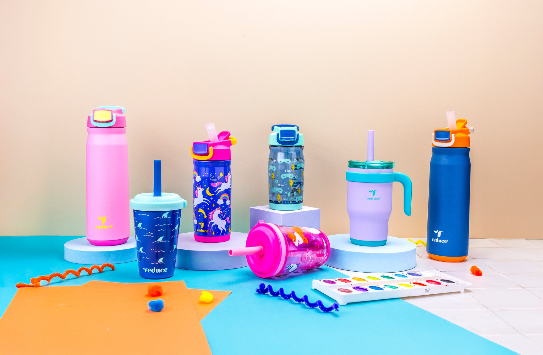 Kids Drinkware by Reduce Everyday - Leak-Proof Bottles